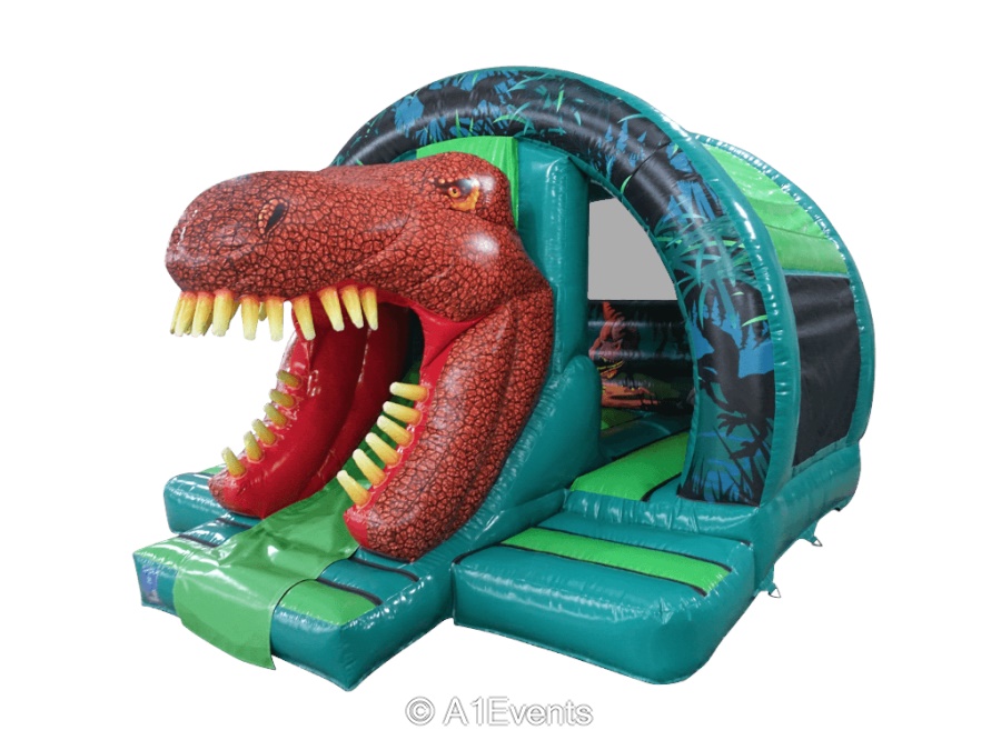 15ft by 16ft NEW 3D Dinosaur Combi Castle - Event equipment hire in ...