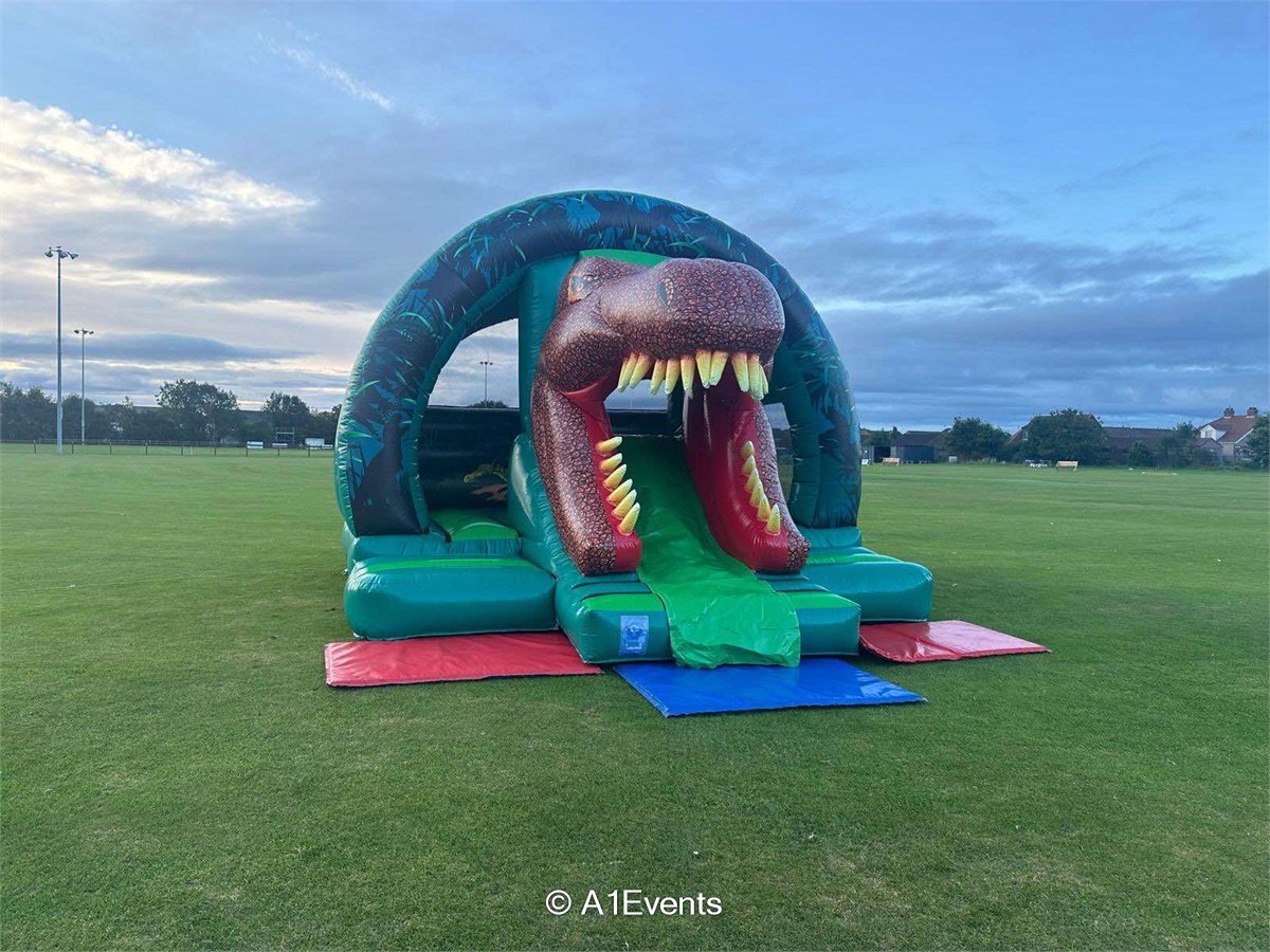 15ft by 16ft NEW 3D Dinosaur Combi Castle - Event equipment hire in ...